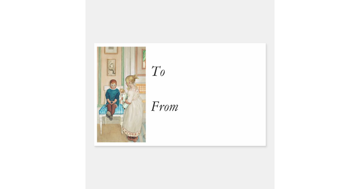 Time Out in the Corner Rectangular Sticker | Zazzle