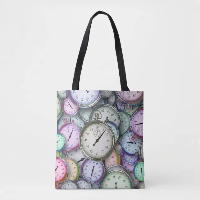 time piece tote bag | Zazzle