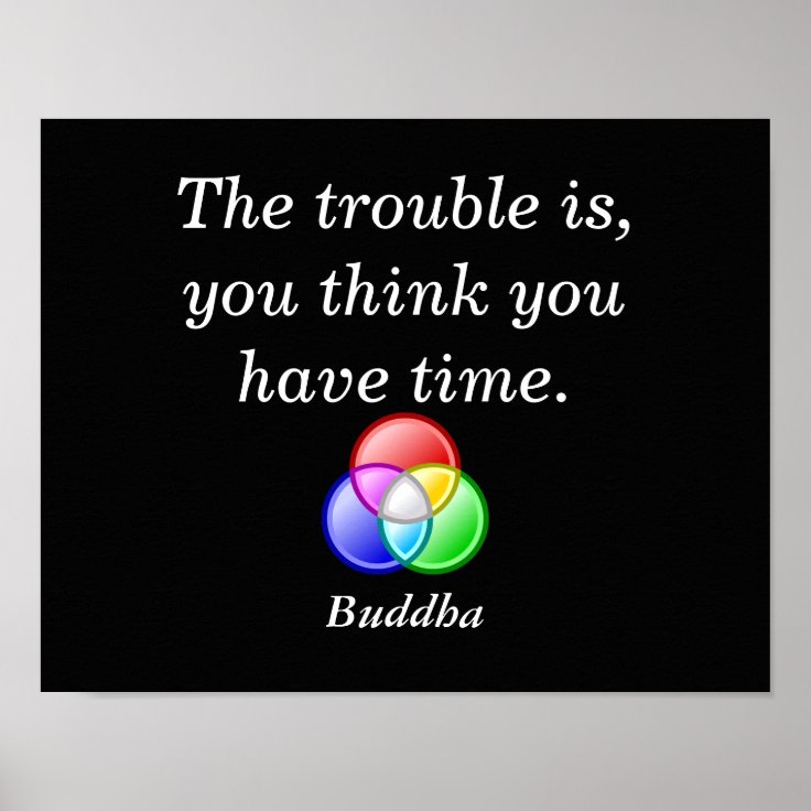 Time quote - art poster | Zazzle