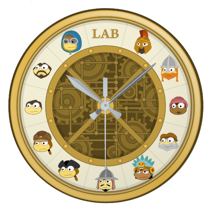 Time Tangled Wall Clock | Zazzle.com