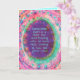 Time to be Proud Girly Pink Pretty Floral Card | Zazzle
