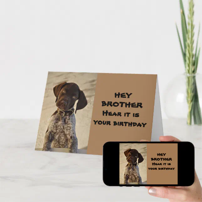 TIME TO "CELEBRATE YOU" BROTHER BIRTHDAY CARD | Zazzle