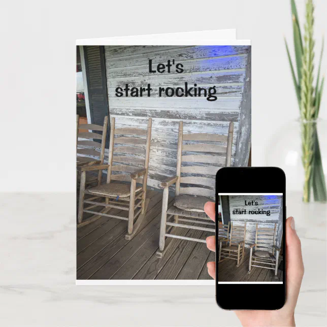 TIME TO "CELEBRATE YOUR BIRTHDAY" LET'S ROCK CARD | Zazzle