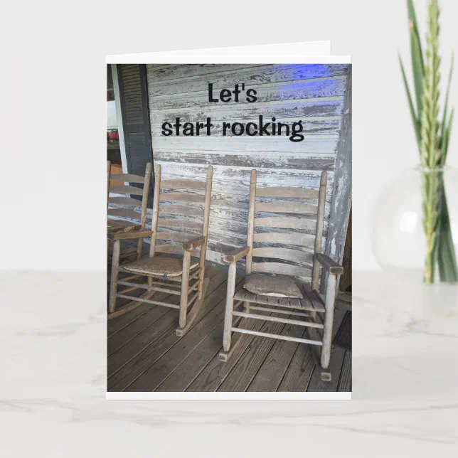 TIME TO "CELEBRATE YOUR BIRTHDAY" LET'S ROCK CARD | Zazzle