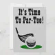 Time To Par-Tee Golf 80th Birthday Party Invite | Zazzle