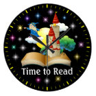 Time to Read Books Clock | Zazzle.com