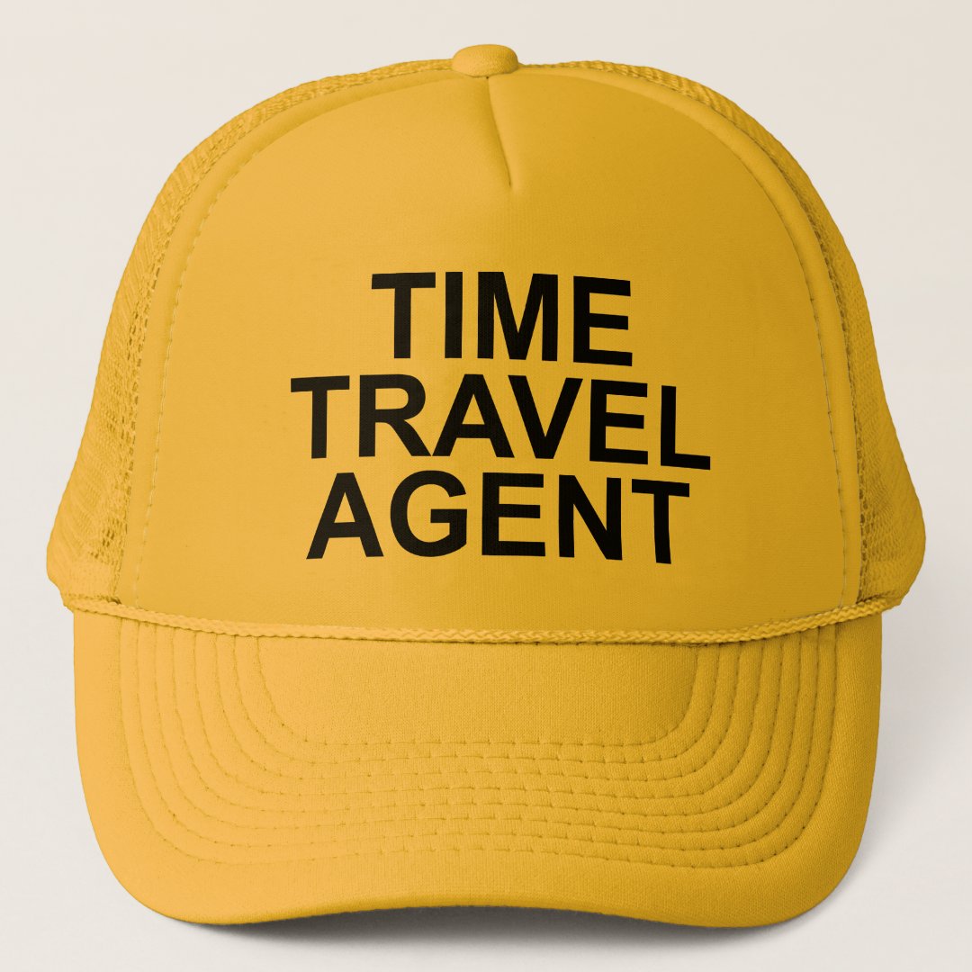 "Time Travel Agent" Hat | Zazzle