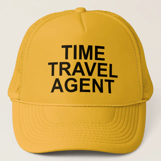 "Time Travel Agent" Hat | Zazzle