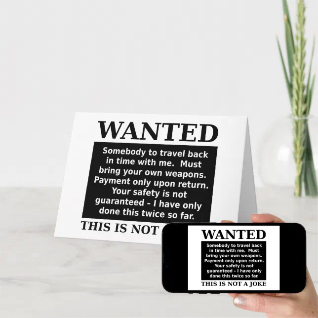 Time Travel Belated Birthday Card Funny Humor | Zazzle