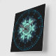 Time Travel ~ Blue Mist Space/Time Continuum ~ Square Wall Clock | Zazzle