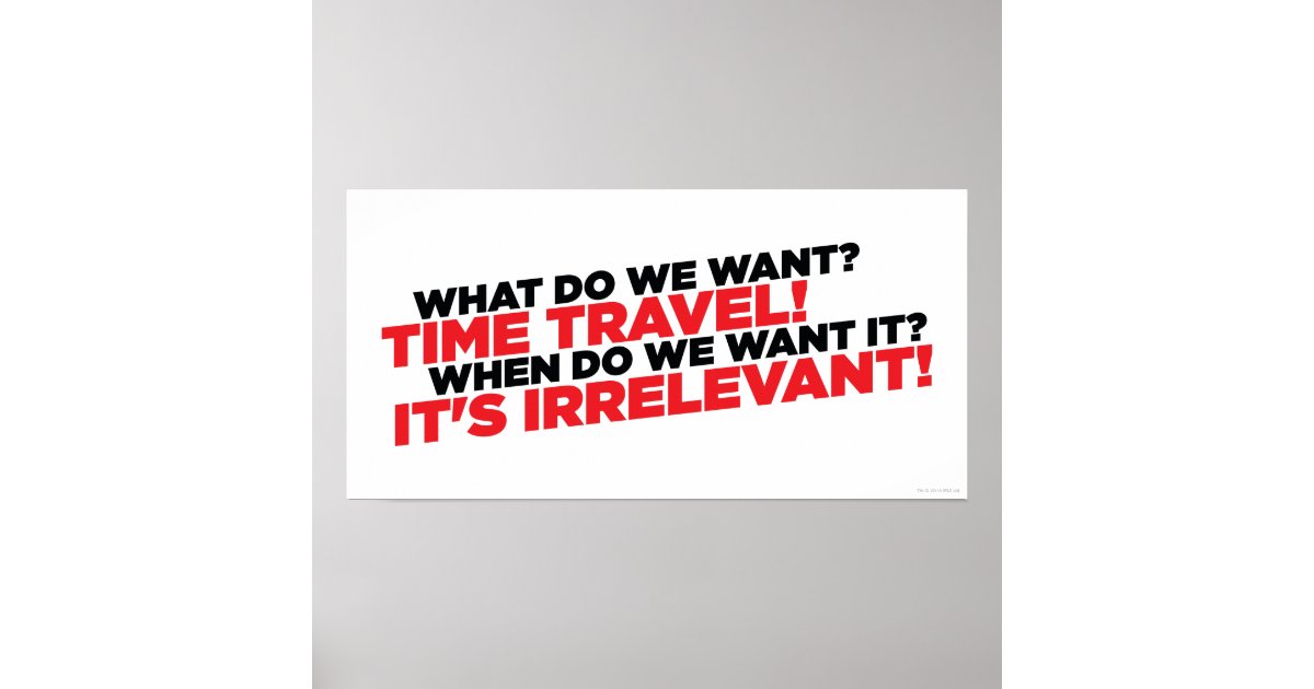 Time Travel Poster | Zazzle