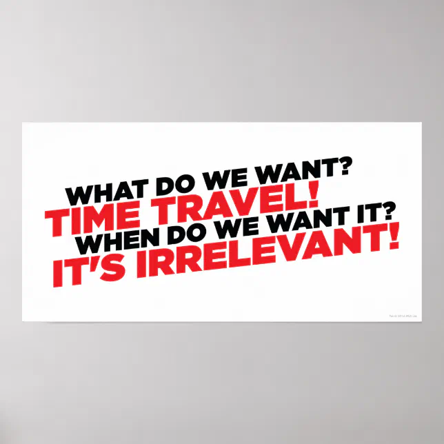 Time Travel Poster | Zazzle