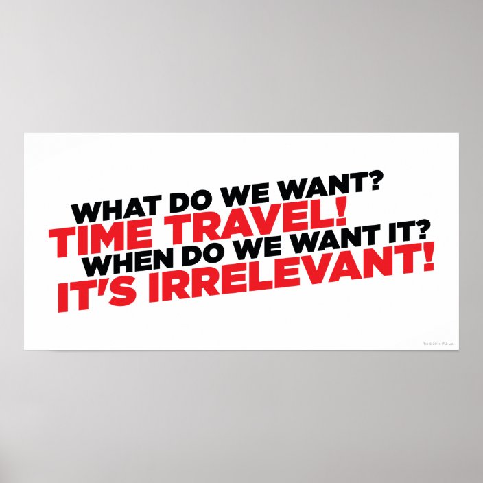 Time Travel Poster | Zazzle.com