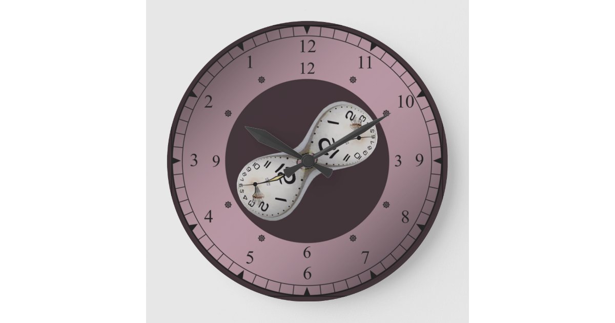 Time Travel ~ Time Bending ~ Chronokinesis ~ Large Clock | Zazzle