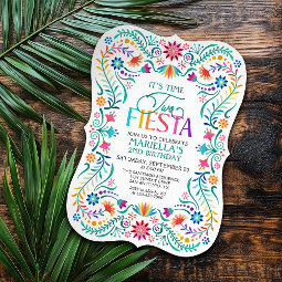Time Two Fiesta 2nd Birthday Invitation | Zazzle