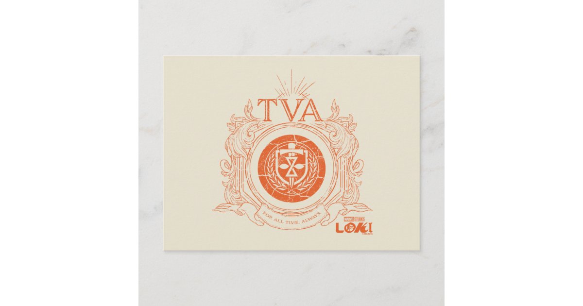 Time Variance Authority Crest Postcard | Zazzle
