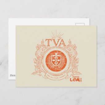 Time Variance Authority Crest Postcard | Zazzle