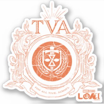 Time Variance Authority Crest Sticker | Zazzle