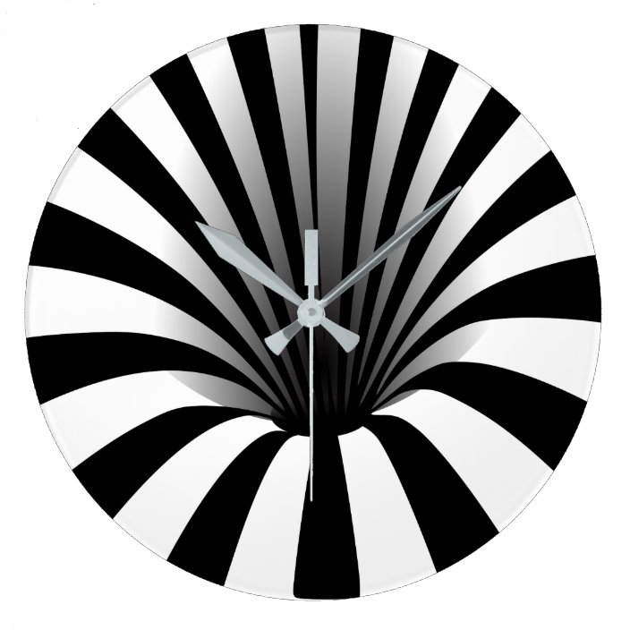 Time Vortex Large Clock | Zazzle.com