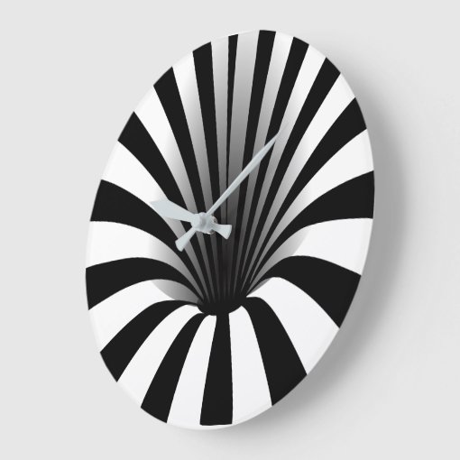 Time Vortex Large Clock | Zazzle