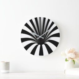 Time Vortex Large Clock | Zazzle