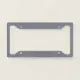 Timeless - Cool Gray License Plate Frame | Zazzle