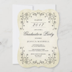 Timeless | Graduation Party Invitation | Zazzle