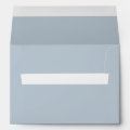 Timeless - Minimalist Blue Mist Envelope | Zazzle