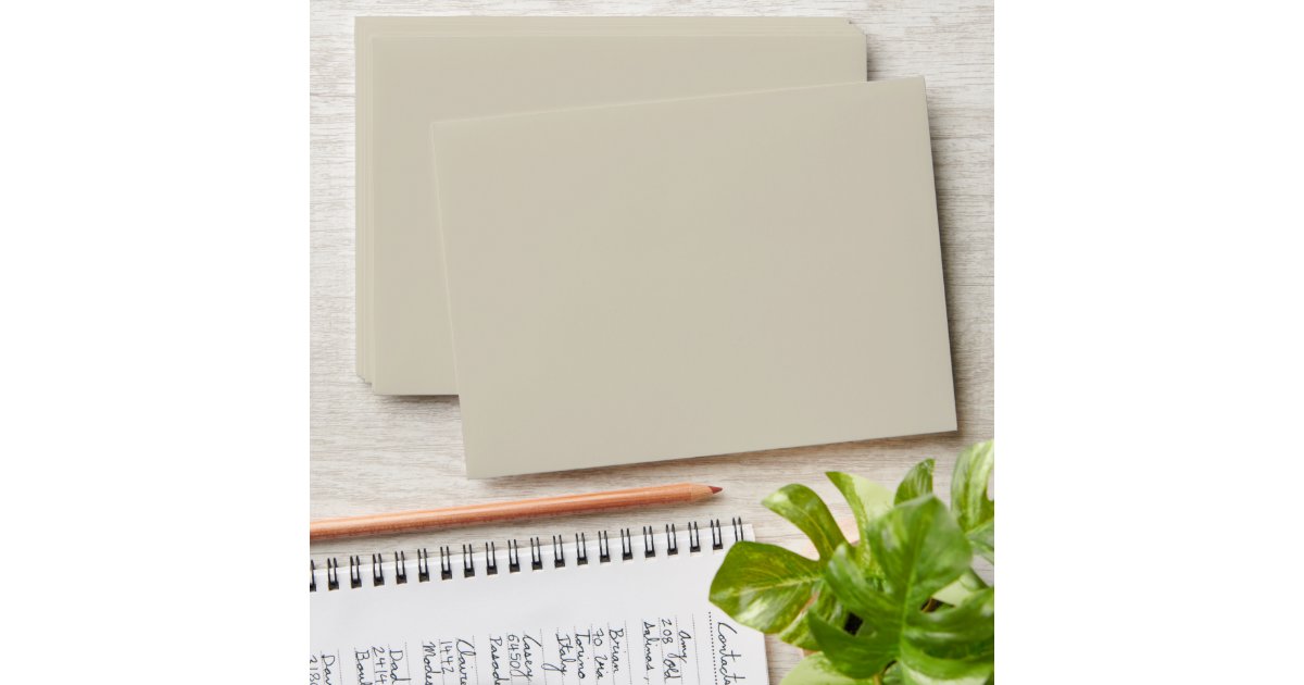 Timeless - Minimalist Off-White Envelope | Zazzle