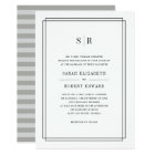 Timeless Monogram Wedding Invitation | Zazzle.com