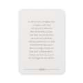 Timeless Sympathy Wake Memorial Card | Zazzle