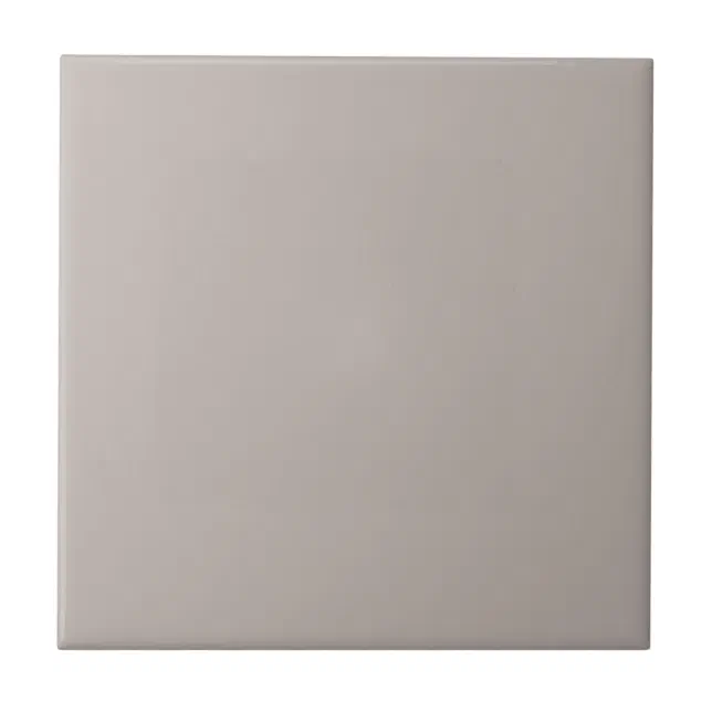 Timeless - Warm Gray Ceramic Tile | Zazzle