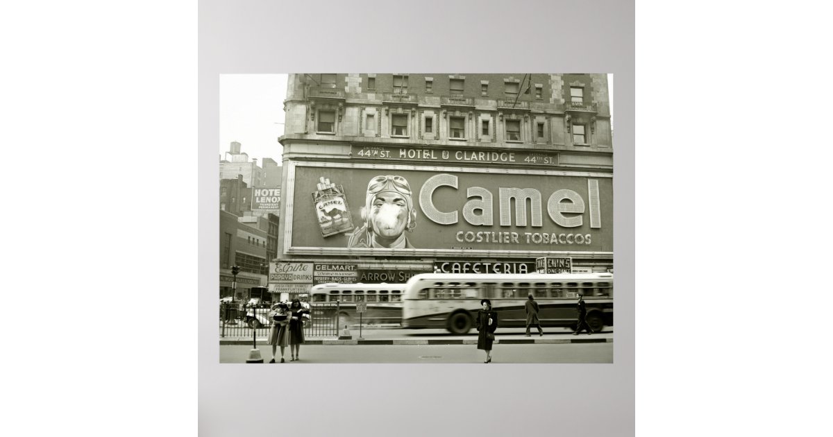 Times Square Advertising: 1943 Poster | Zazzle