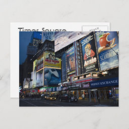 Times Square in Manhattan Postcard | Zazzle