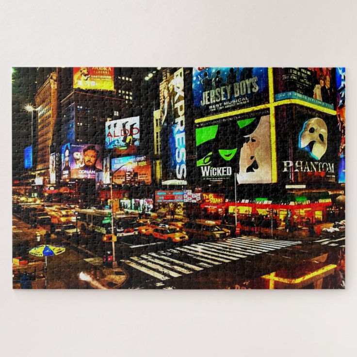 Times Square New York Jigsaw Puzzle | Zazzle