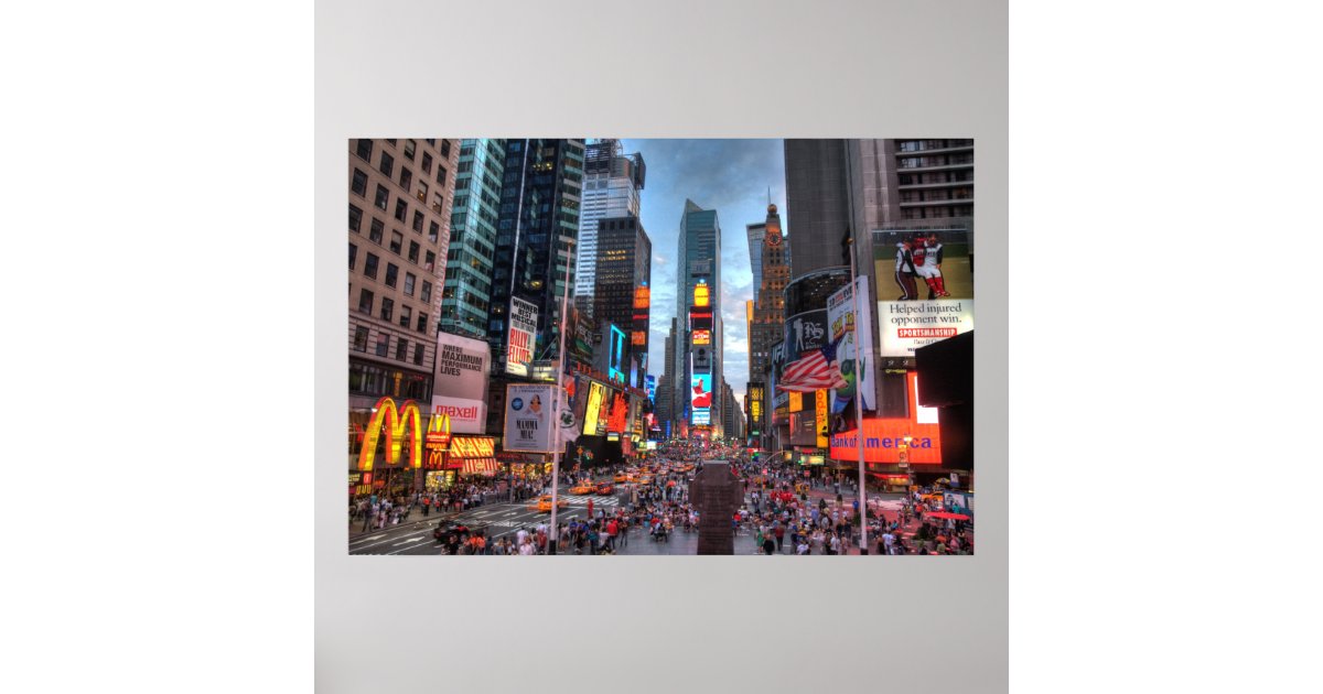 Times Square-New York Print | Zazzle.com
