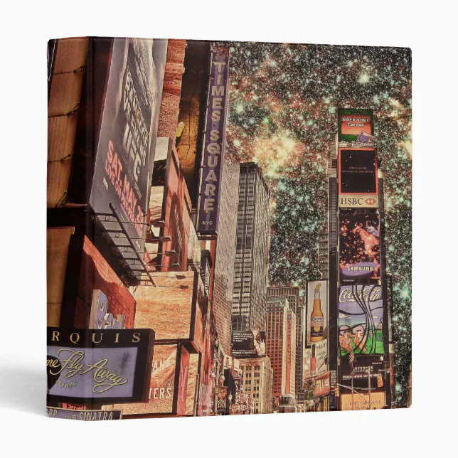 Times Square NYC 1" Photo Album 3 Ring Binder | Zazzle