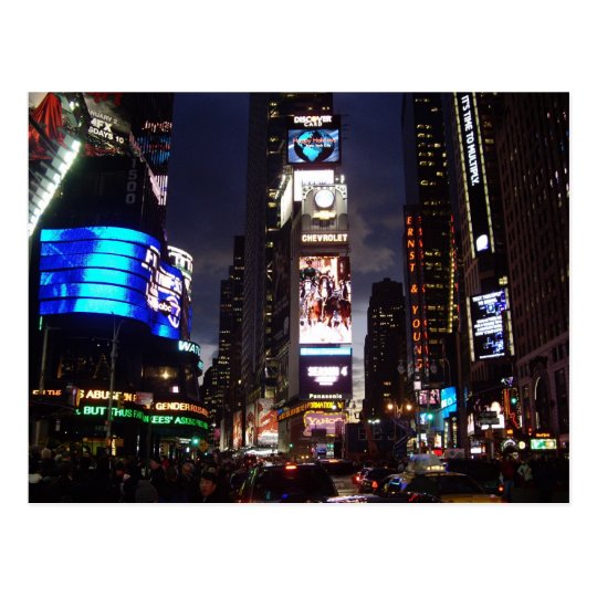 Times Square Postcard | Zazzle.com