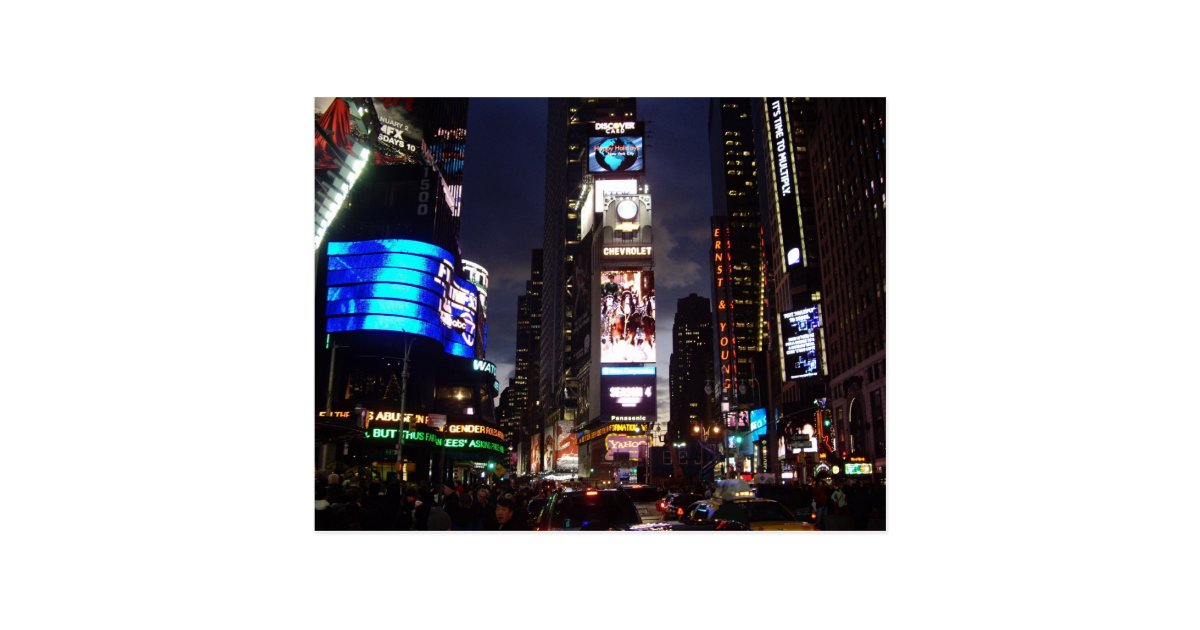 Times Square Postcard | Zazzle.com