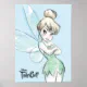 Tinker Bell | Arms Crossed Pastel Poster | Zazzle