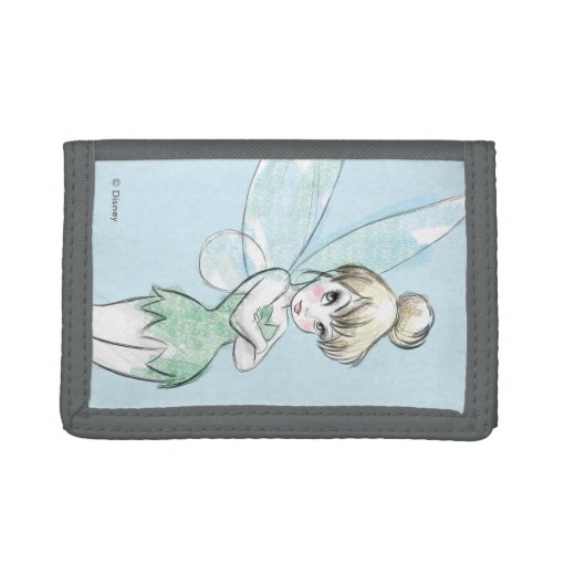 Tinker Bell | Arms Crossed Pastel Tri-fold Wallet | Zazzle