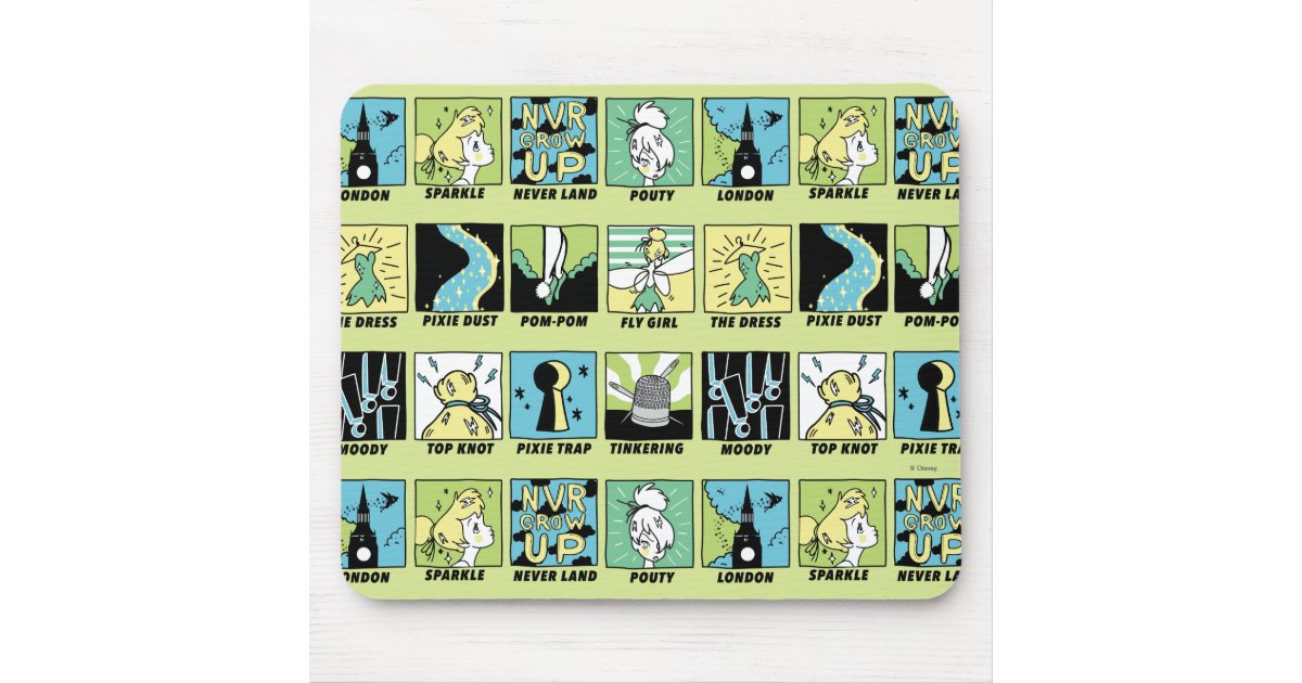 Tinker Bell | Cute Comics Mouse Pad | Zazzle