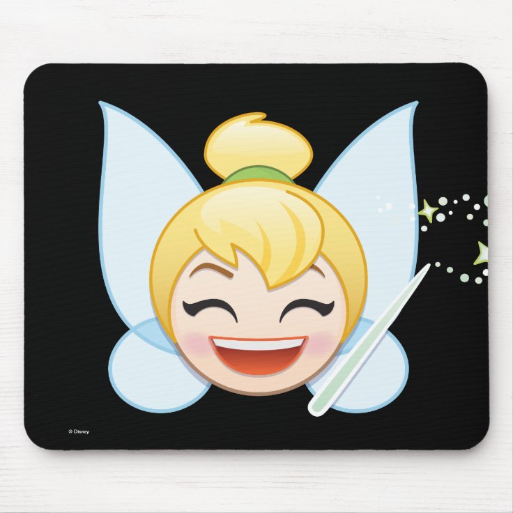 Tinker Bell Emoji | Tinker Bell with wand Mouse Pad | Zazzle