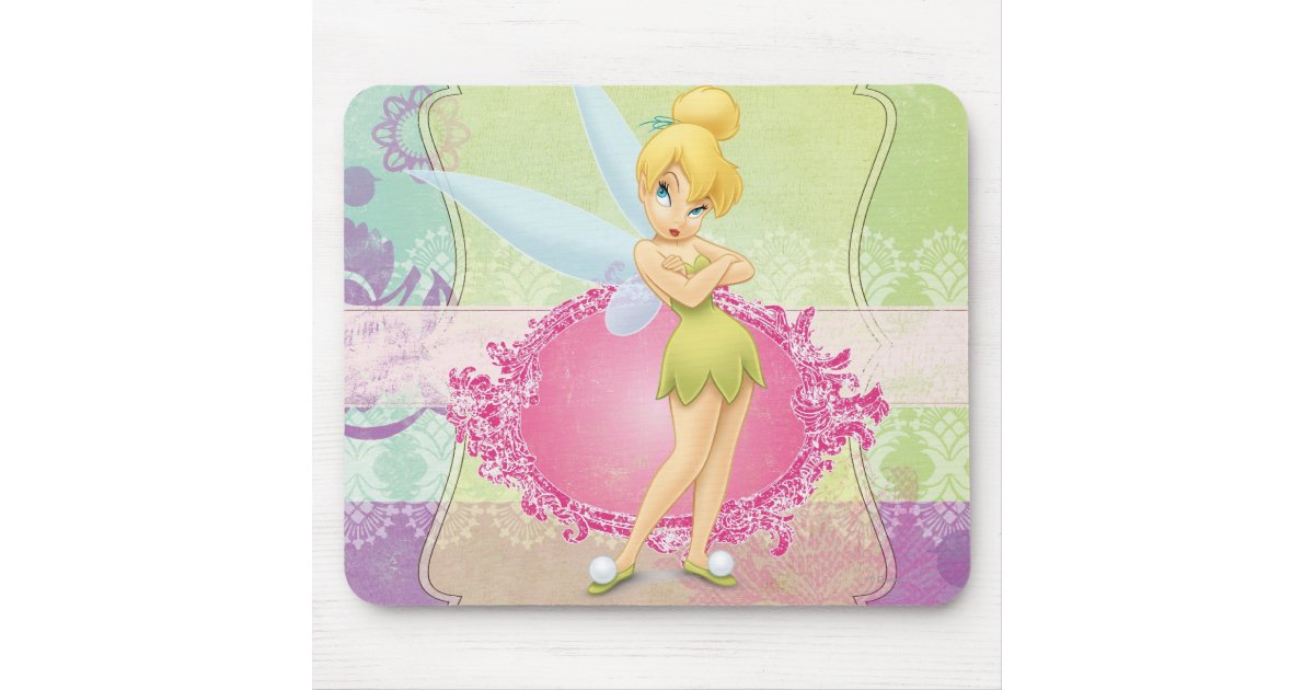 Tinker Bell Frame Mouse Pad | Zazzle