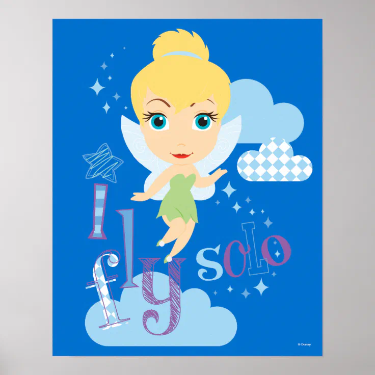 Tinker Bell | I Fly Solo Poster | Zazzle