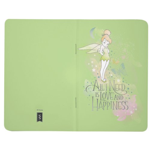 Tinker Bell Love And Happiness Journal | Zazzle