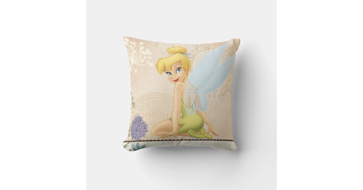 Tinker Bell - Outrageously Cute Throw Pillow | Zazzle