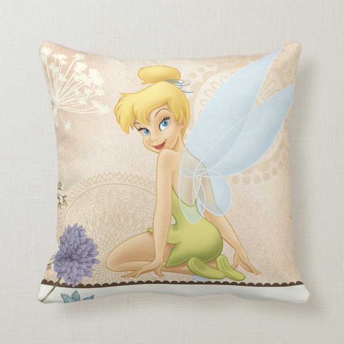 Tinker Bell - Outrageously Cute Throw Pillow | Zazzle.com