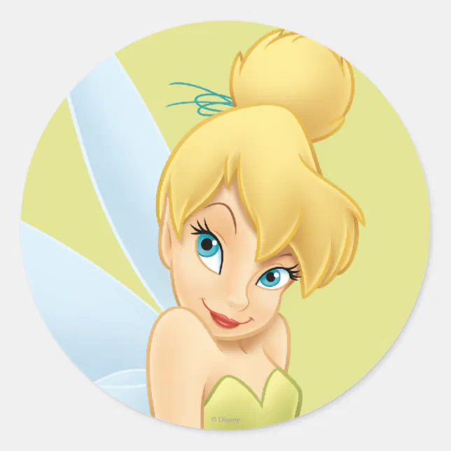 Tinker Bell Pose 16 Classic Round Sticker | Zazzle