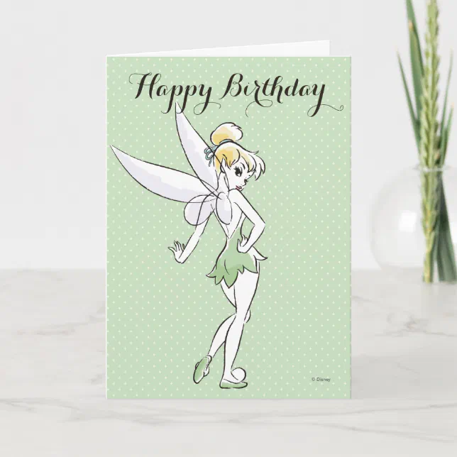 Tinker Bell | Pretty Little Pixie Card | Zazzle